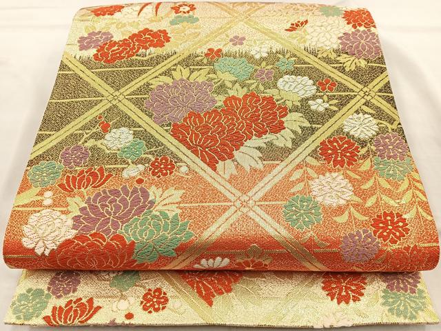 ■■■　サイズ　■■■ 長さ 432cm 幅 31cm程 ■■■　商品詳細　■■■ 【正絹】 詳細に関しましては、画像をご確認ください。 大変上質な逸品になります。 お安く出品致しますので、是非この機会にいかがでしょうか？ ※汚れ等に関しま...