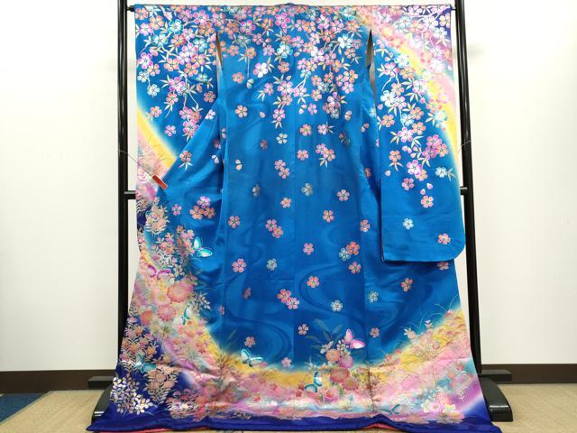 ■■■　サイズ　■■■ 身丈 182cm（肩から） 裄丈 64.5cm 袖丈 106cm　縫込み 4.5cm 袖幅 32.5cm 前幅 24.5cm 後幅 30.5cm 着物縫いこみ 内揚げ 0cm 裄 お袖側 約0.5cm　身頃側 約1....