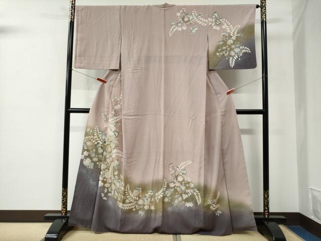 ■■■　サイズ　■■■ 身丈 167cm（肩から） 裄丈 66.5cm 袖丈 49cm　縫込み 4cm 袖幅 34cm 前幅 23.5cm 後幅 30cm 着物縫いこみ 内揚げ 2.5cm 裄 お袖側 約2cm　身頃側 約2cm ■■■　商...