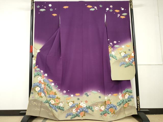 ■■■　サイズ　■■■ 身丈 162.5cm（肩から） 裄丈 67cm 袖丈 112cm　縫込み 6cm 袖幅 35cm 前幅 25cm 後幅 31.5cm 着物縫いこみ 内揚げ 6cm 裄 お袖側 約2cm　身頃側 約5cm ■■■　商品...