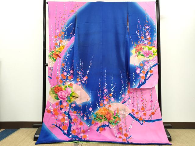 ■■■　サイズ　■■■ 身丈 175.5cm（肩から） 裄丈 65cm 袖丈 106.5cm　縫込み 3cm 袖幅 33.5cm 前幅 24.5cm 後幅 30cm 着物縫いこみ 内揚げ 0cm 裄 お袖側 約2cm　身頃側 約2.5cm ...