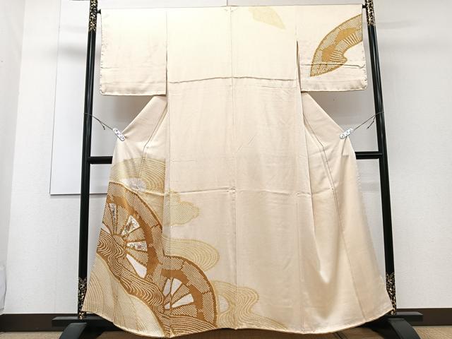 ■■■　サイズ　■■■ 身丈 157.5cm（肩から） 裄丈 65.5cm 袖丈 47cm　縫込み 4.5cm 袖幅 33cm 前幅 29cm 後幅 31.5cm 着物縫いこみ 内揚げ 0cm 裄 お袖側 約2cm　身頃側 約0cm ■■■...
