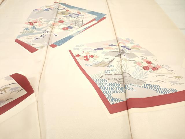 ■■■　サイズ　■■■ 長さ　　着尺分あり 幅　　　約36.5cm ■■■　商品詳細　■■■ 【正絹・未使用】 状態は接写画像のように表地所々・裏面所々に汚れがございます。 大変上質な逸品になります。 お安く出品致しますので、是非この機会に...