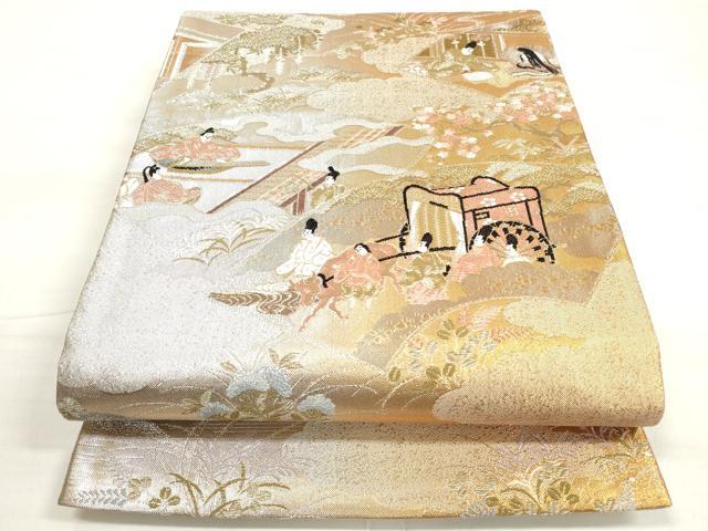 ■■■　サイズ　■■■ 長さ 432cm 幅 30.5cm程 ■■■　商品詳細　■■■ 【正絹】 詳細に関しましては、画像をご確認ください。 大変上質な逸品になります。 お安く出品致しますので、是非この機会にいかがでしょうか？ ■■■　注意...