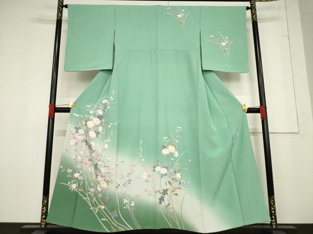 ■■■　サイズ　■■■ 身丈 155cm（肩から） 裄丈 63cm 袖丈 51cm　縫込み 5cm 袖幅 32cm 前幅 23cm 後幅 29cm 着物縫いこみ 内揚げ 10cm 裄 お袖側 約2cm　身頃側 約3cm ■■■　商品詳細　■...