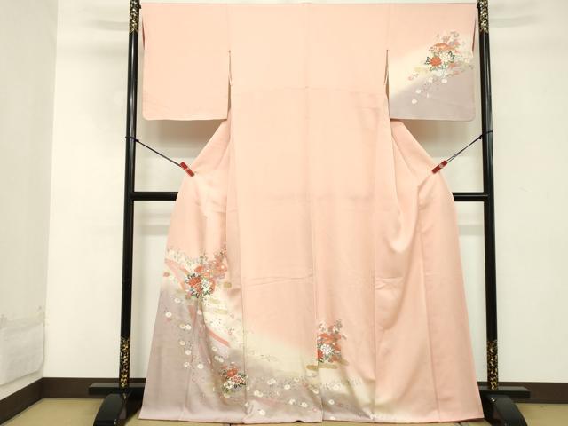 ■■■　サイズ　■■■ 身丈 167cm（肩から） 裄丈 66.5cm 袖丈 48cm　縫込み 4cm 袖幅 34cm 前幅 24cm 後幅 30cm 着物縫いこみ 内揚げ 1.5cm 裄 お袖側 約1.5cm　身頃側 約3cm ■■■　商...