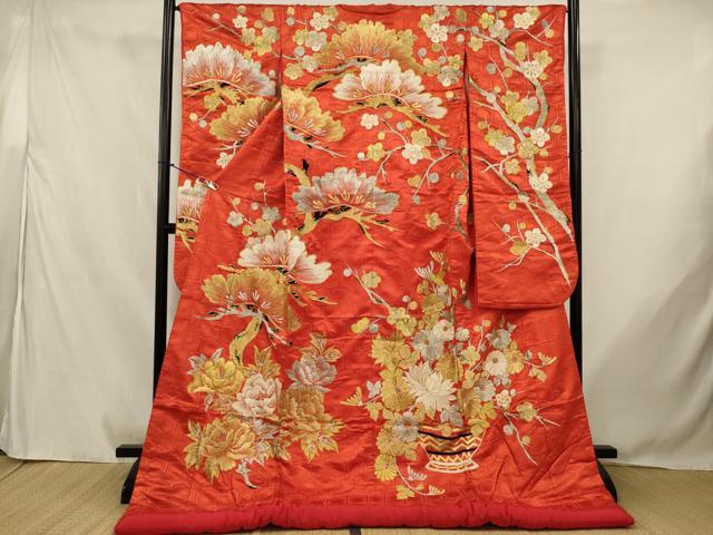 ■■■　サイズ　■■■ 身丈 179cm（肩から） 裄丈 65.5cm 袖丈 103cm　縫込み 4.5cm 袖幅 32cm 前幅 24.5cm 後幅 28.5cm 着物縫いこみ 内揚げ 0cm 裄 お袖側 約1cm　身頃側 約2cm ■■...