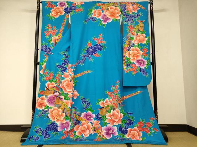 ■■■　サイズ　■■■ 身丈 182cm（肩から） 裄丈 65.5cm 袖丈 106cm　縫込み 3.5cm 袖幅 32cm 前幅 24cm 後幅 31cm 着物縫いこみ 内揚げ 0cm 裄 お袖側 約2cm　身頃側 約0cm ■■■　商品...