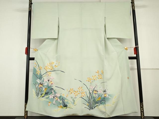 ■■■　サイズ　■■■ 身丈 149.5cm（肩から） 裄丈 67cm 袖丈 53cm　縫込み 3cm 袖幅 34.5cm 前幅 24cm 後幅 29.5cm 着物縫いこみ 内揚げ 0cm 裄 お袖側 約0cm　身頃側 約1.5cm ■■■...