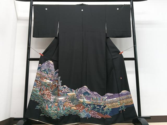 ■■■　サイズ　■■■ 身丈 159cm（肩から） 裄丈 66cm 袖丈 48cm　縫込み 5.5cm 袖幅 34cm 前幅 25cm 後幅 31.5cm 着物縫いこみ 内揚げ 8cm 裄 お袖側 約1.5cm　身頃側 約1cm ■■■　商...