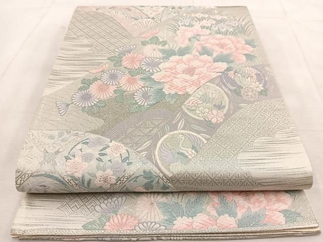 ■■■　サイズ　■■■ 長さ 426cm 幅 31cm程 ■■■　商品詳細　■■■ 【正絹・芯なし・関西仕立て】 詳細に関しましては、画像をご確認ください。 大変上質な逸品になります。 お安く出品致しますので、是非この機会にいかがでしょうか...