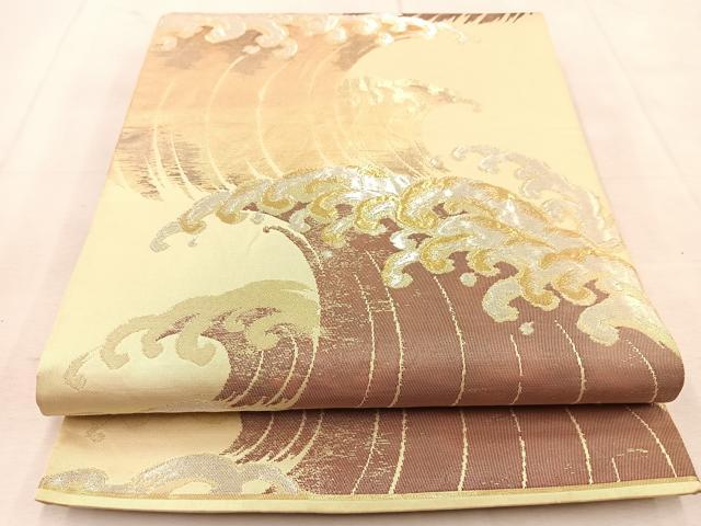 ■■■　サイズ　■■■ 長さ 414cm 幅 31cm程 ■■■　商品詳細　■■■ 【正絹・関西仕立て】 詳細に関しましては、画像をご確認ください。 大変上質な逸品になります。 お安く出品致しますので、是非この機会にいかがでしょうか？ ■■...