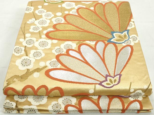 ■■■　サイズ　■■■ 長さ 414cm 幅 30cm程 ■■■　商品詳細　■■■ 【正絹・芯なし】 詳細に関しましては、画像をご確認ください。 大変上質な逸品になります。 お安く出品致しますので、是非この機会にいかがでしょうか？ ■■■　...