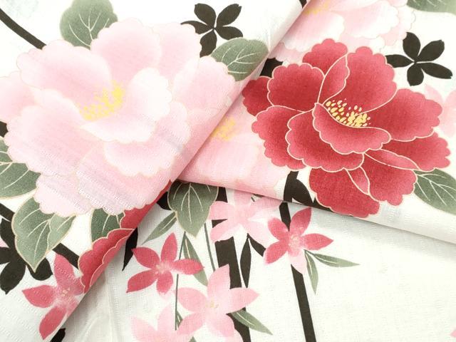 ■■■　サイズ　■■■ 身丈 164cm（肩から） 裄丈 65.5cm 袖丈 48cm　縫込み 1cm 袖幅 33.5cm 前幅 24.5cm 後幅 30cm 着物縫いこみ 内揚げ 0cm 裄 お袖側 約1cm　身頃側 約0cm ■■■　商...