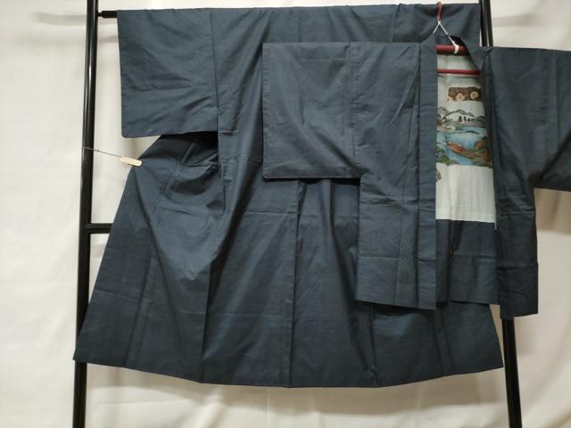 ■■■　サイズ　■■■ 【着物】 身丈 132cm（肩から） 裄丈 64cm 袖丈 47.5cm　縫込み 0cm 袖幅 32cm 前幅 26cm 後幅 30cm 着物縫いこみ 内揚げ 5cm 裄 お袖側 約1cm　身頃側 約1cm 【羽織】...