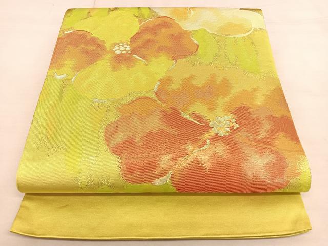 ■■■　サイズ　■■■ 長さ 428cm 幅 31cm程 ■■■　商品詳細　■■■ 【正絹】 詳細に関しましては、画像をご確認ください。 大変上質な逸品になります。 お安く出品致しますので、是非この機会にいかがでしょうか？ ※汚れ等に関しま...
