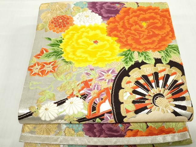 ■■■　サイズ　■■■ 長さ 420cm 幅 30cm程 ■■■　商品詳細　■■■ 【正絹】 詳細に関しましては、画像をご確認ください。 大変上質な逸品になります。 お安く出品致しますので、是非この機会にいかがでしょうか？ ※汚れ等に関しま...