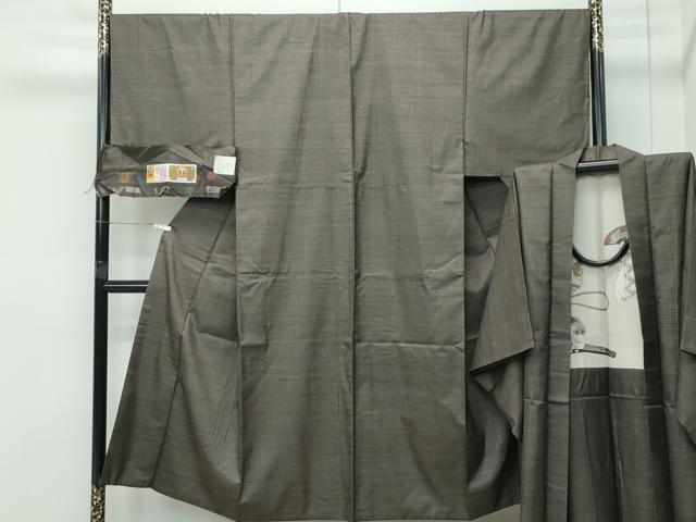 ■■■　サイズ　■■■ 【着物】 身丈 142.5cm（肩から） 裄丈 68.5cm 袖丈 49cm 袖幅 35.5cm 前幅 28cm 後幅 32.5cm 着物縫いこみ 内揚げ 4.5cm 裄 お袖側 約 3.5cm　身頃側 約 4cm ...