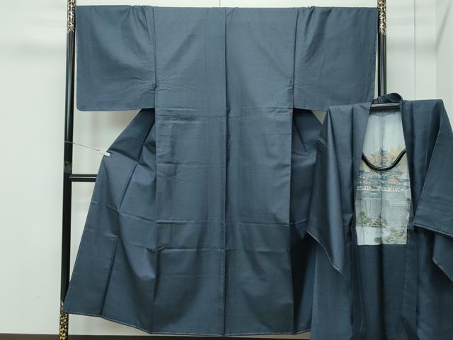 ■■■　サイズ　■■■ 【着物】 身丈 147.5cm（肩から） 裄丈 70cm 袖丈 49cm 袖幅 35.5cm 前幅 25.5cm 後幅 31cm 着物縫いこみ 内揚げ 8cm 裄 お袖側 約 1cm　身頃側 約 1cm 【羽織】 身...
