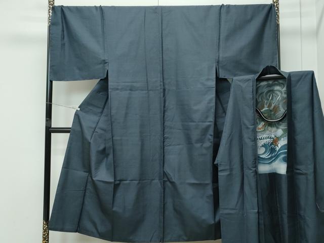 ■■■　サイズ　■■■ 【着物】 身丈 146.5cm（肩から） 裄丈 73cm 袖丈 48.5cm 袖幅 37.5cm 前幅 24cm 後幅 30.5cm 着物縫いこみ 内揚げ 9.5cm 裄 お袖側 約 1cm　身頃側 約 1.5cm ...