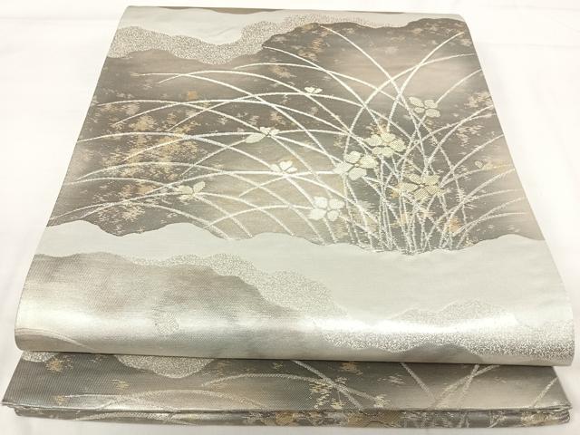 ■■■　サイズ　■■■ 長さ 428cm 幅 31cm程 ■■■　商品詳細　■■■ 【正絹・芯なし】 詳細に関しましては、画像をご確認ください。 大変上質な逸品になります。 お安く出品致しますので、是非この機会にいかがでしょうか？ ※汚れ等...