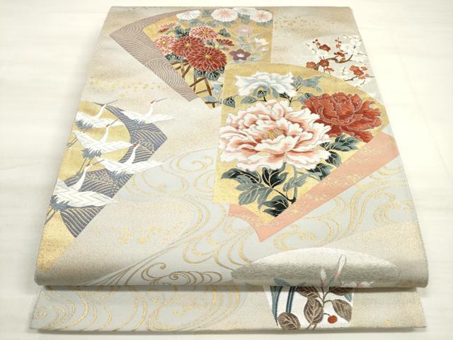 ■■■　サイズ　■■■ 長さ 436cm 幅 31cm程 ■■■　商品詳細　■■■ 【正絹・芯なし】 詳細に関しましては、画像をご確認ください。 大変上質な逸品になります。 お安く出品致しますので、是非この機会にいかがでしょうか？ ※汚れ等...