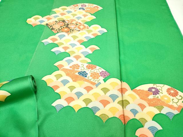 ■■■　サイズ　■■■ 長さ　　着尺分あり 幅　　　約37cm ■■■　商品詳細　■■■ 【正絹・未使用】 状態は接写画像のように表地所々・裏面所々に薄い汚れがございます。 大変上質な逸品になります。 お安く出品致しますので、是非この機会に...