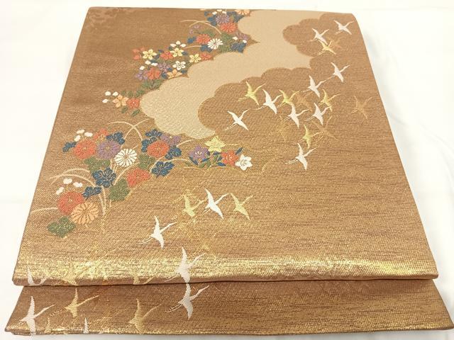 ■■■　サイズ　■■■ 長さ 428cm 幅 31cm程 ■■■　商品詳細　■■■ 【正絹・芯なし】 詳細に関しましては、画像をご確認ください。 大変上質な逸品になります。 お安く出品致しますので、是非この機会にいかがでしょうか？ ■■■　...