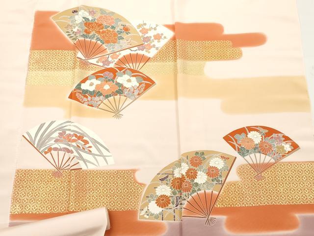 ■■■　サイズ　■■■ 長さ　　着尺分あり 幅　　　約36.5cm ■■■　商品詳細　■■■ 【正絹】 状態は接写画像のように表地所々・裏面所々に薄い汚れ・ヤケがございます。 大変上質な逸品になります。 お安く出品致しますので、是非この機会...