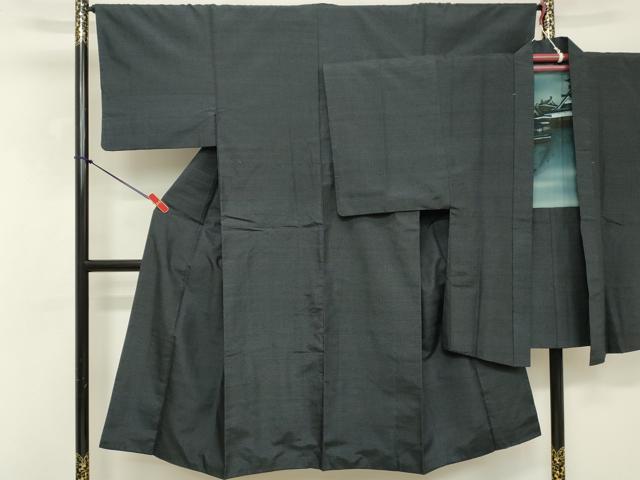 ■■■　サイズ　■■■ 【着物】 身丈 139.5cm（肩から） 裄丈 66cm 袖丈 45cm　縫込み 2cm 袖幅 33cm 前幅 25cm 後幅 30cm 着物縫いこみ 内揚げ 3cm 裄 お袖側 約3cm　身頃側 約2cm 【羽織】...