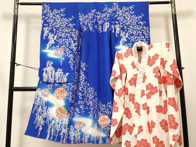 ■■■　サイズ　■■■ 【祝着】 身丈 122.5cm（肩から） 裄丈 49cm（肩上げ　6cm） 袖丈 72.5cm　縫込み 6.5cm 袖幅 32.5cm 前幅 21cm 後幅 28cm 着物縫いこみ 内揚げ 16cm （腰上げ　0cm...