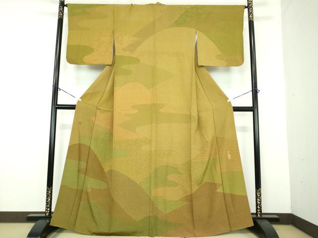 ■■■　サイズ　■■■ 身丈 165.5cm（肩から） 裄丈 65.5cm 袖丈 48.5cm　縫込み 5.5cm 袖幅 34cm 前幅 24cm 後幅 28cm 着物縫いこみ 内揚げ 2.5cm 裄 お袖側 約1.5cm　身頃側 約3.5...