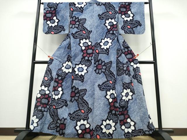■■■　サイズ　■■■ 身丈 162cm（肩から） 裄丈 65cm 袖丈 45cm　縫込み 3cm 袖幅 33cm 前幅 26cm 後幅 30.5cm 着物縫いこみ 内揚げ 0cm 裄 お袖側 約1cm　身頃側 約0cm ■■■　商品詳細　...
