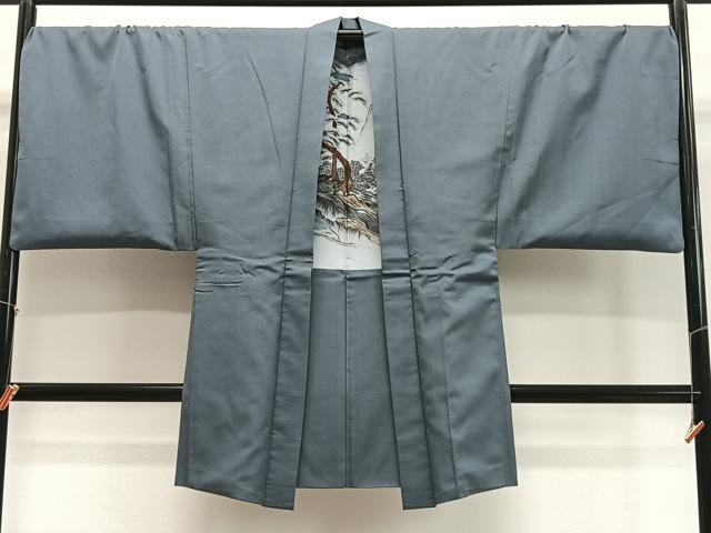 ■■■　サイズ　■■■ 身丈 95.5cm（肩から） 裄丈 73.5cm 袖丈 49cm　縫込み 5cm 袖幅 38cm 前幅 18cm 後幅 30.5cm 裄 お袖側 約0cm　身頃側 約1cm ■■■　商品詳細　■■■ 【正絹・一つ紋】...