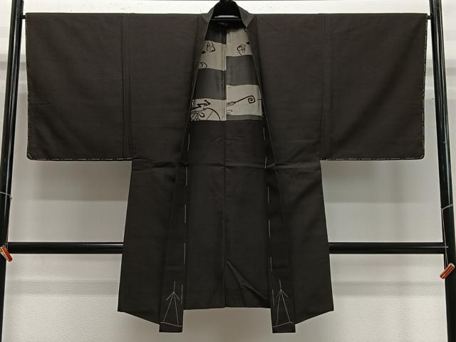 ■■■　サイズ　■■■ 身丈 96cm（肩から） 裄丈 66.5cm 袖丈 50cm　縫込み 5.5cm 袖幅 33.5cm 前幅 18.5cm 後幅 30cm 裄 お袖側 約2cm　身頃側 約1.5cm ■■■　商品詳細　■■■ 【正絹・...