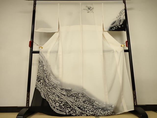 ■■■　サイズ　■■■ 身丈 165.5cm（肩から） 裄丈 68cm 袖丈 48.5cm　縫込み 6.5cm 袖幅 34.5cm 前幅 24cm 後幅 30cm 着物縫いこみ 内揚げ 8cm 裄 お袖側 約1cm　身頃側 約0cm ■■■...