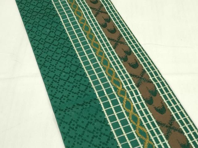 ■■■　サイズ　■■■ 長さ 352cm 幅 15.5cm程 ■■■　商品詳細　■■■ 【正絹】 詳細に関しましては、画像をご確認ください。 本場筑前博多織は、 福岡県福岡市博多区やその周辺で生産される絹織物です。 仏具のひとつである独鈷、...