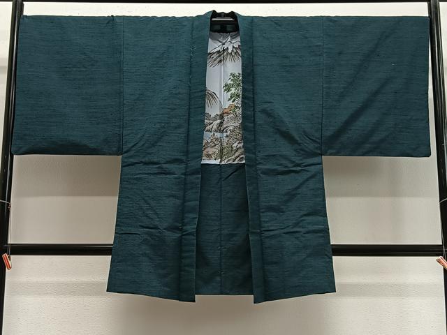 ■■■　サイズ　■■■ 身丈 91cm（肩から） 裄丈 69.5cm 袖丈 47.5cm　縫込み 6cm 袖幅 35cm 前幅 20.5cm 後幅 32cm 裄 お袖側 約2.5cm　身頃側 約2cm ■■■　商品詳細　■■■ 【正絹】 状...
