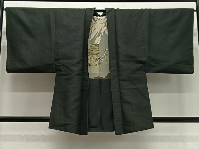 ■■■　サイズ　■■■ 身丈 83.5cm（肩から） 裄丈 66cm 袖丈 47cm　縫込み 3cm 袖幅 33.5cm 前幅 19cm 後幅 30.5cm 裄 お袖側 約1cm　身頃側 約1cm ■■■　商品詳細　■■■ 【正絹】 状態は...