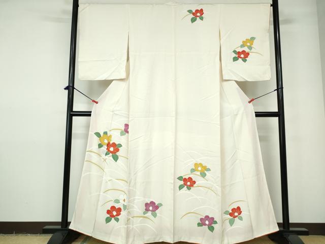 ■■■　サイズ　■■■ 身丈 160cm（肩から） 裄丈 66cm 袖丈 56cm　縫込み 4cm 袖幅 34cm 前幅 23cm 後幅 30cm 着物縫いこみ 内揚げ 0cm 裄 お袖側 約2cm　身頃側 約2cm ■■■　商品詳細　■■...