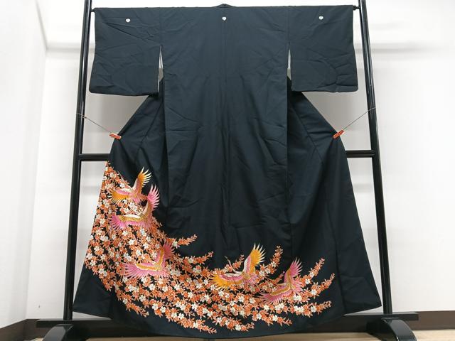 ■■■　サイズ　■■■ 身丈 160cm（肩から） 裄丈 65cm 袖丈 48cm　縫込み 2cm 袖幅 32.5cm 前幅 24.5cm 後幅 30.5cm 着物縫いこみ 内揚げ 1.5cm 裄 お袖側 約2cm　身頃側 約0cm ■■■...