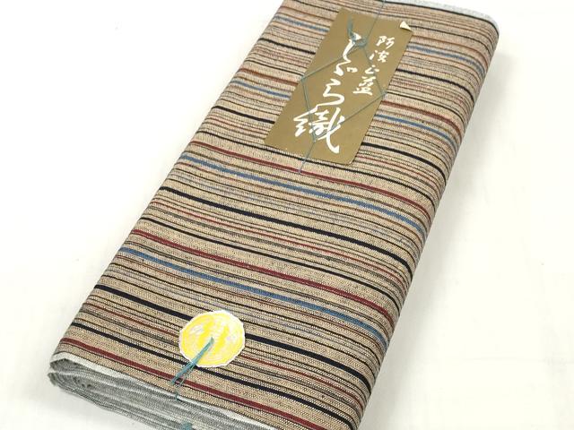 ■■■　サイズ　■■■ 長さ　　着尺分あり 幅　　　約36.5cm ■■■　商品詳細　■■■ 【綿・未使用】 状態は特に目立ったシミ汚れなどもなく大変良い状態です。 徳島県の伝統的な綿織物で、 国によって伝統的工芸品に指定されている阿波しじ...