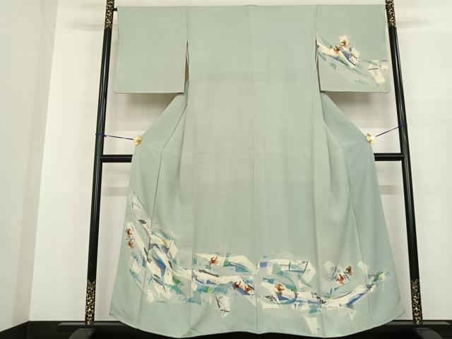 ■■■　サイズ　■■■ 身丈 156.5cm（肩から） 裄丈 67cm 袖丈 47.5cm　縫込み 4.5cm 袖幅 33.5cm 前幅 23cm 後幅 30cm 着物縫いこみ 内揚げ 5cm 裄 お袖側 約2.5cm　身頃側 約1cm ■...