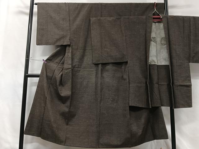 ■■■　サイズ　■■■ 【着物】 身丈 145cm（肩から） 裄丈 66cm 袖丈 48cm　縫込み 0cm 袖幅 34cm 前幅 26.5cm 後幅 30.5cm 着物縫いこみ 内揚げ 3cm 裄 お袖側 約3cm　身頃側 約4cm 【羽...
