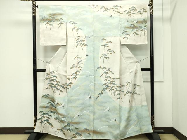 ■■■　サイズ　■■■ 身丈 161cm（肩から） 裄丈 65cm 袖丈 48.5cm　 縫込み 7cm 袖幅 33cm 前幅 25cm 後幅 31cm 着物縫いこみ 内揚げ 6cm 裄 お袖側 約 3cm　身頃側 約 3cm ■■■　商品...