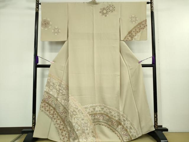 ■■■　サイズ　■■■ 身丈 164.5cm（肩から） 裄丈 65cm 袖丈 48.5cm　 縫込み 5.5cm 袖幅 32.5cm 前幅 25cm 後幅 31cm 着物縫いこみ 内揚げ 6cm 裄 お袖側 約 3.5cm　身頃側 約 2c...