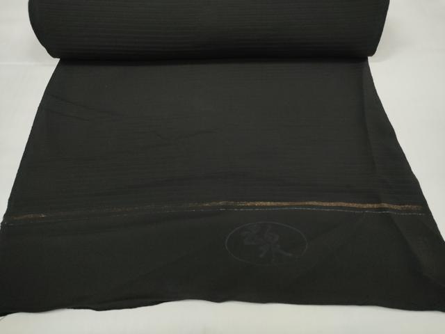 ■■■　サイズ　■■■ 長さ　　着尺分あり 幅　　　約38cm ■■■　商品詳細　■■■ 【正絹・紋付き・未使用】 状態は接写画像のように表地所々に薄い汚れがございます。 大変上質な逸品になります。 お安く出品致しますので、是非この機会にい...