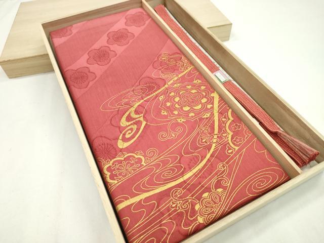 ■■■　サイズ　■■■ 帯締め　約158cm（房含む） ■■■　商品詳細　■■■ 【正絹・未使用】 状態は特に目立ったシミ汚れなどもなく大変良い状態です。 大変上質な逸品になります。 お安く出品致しますので、是非この機会にいかがでしょうか？...