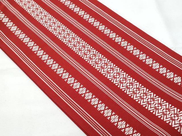 ■■■　サイズ　■■■ 長さ 360cm 幅 14.5cm程 ■■■　商品詳細　■■■ 【正絹】 詳細に関しましては、画像をご確認ください。 本場筑前博多織は、 福岡県福岡市博多区やその周辺で生産される絹織物です。 仏具のひとつである独鈷、...