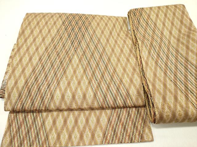 ■■■　サイズ　■■■ 胴回り長さ 194cm　太鼓幅 30cm程 ■■■　商品詳細　■■■ 【正絹】 状態は締めてはおりますが 特に目立ったシミ汚れなどもなく大変良い状態です。 ひと目で別格のものとわかる独特の絹糸の煌めきと“織”の魅力。...
